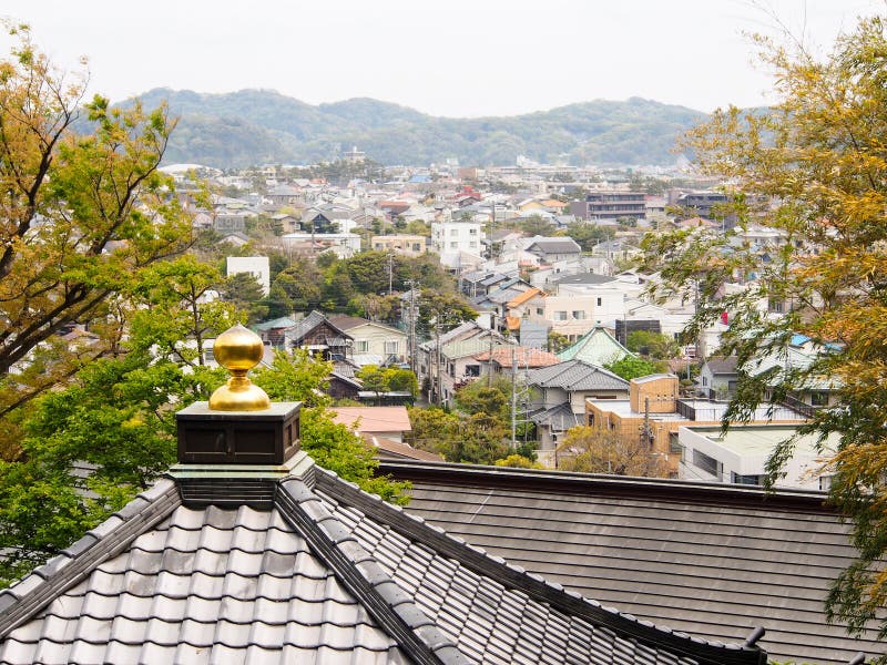 Kamakura town, Japan stock photo. Image of landscape - 32231238