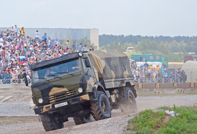 KAMAZ-43501 Airborne Forces Truck Editorial Photography - Image of ...