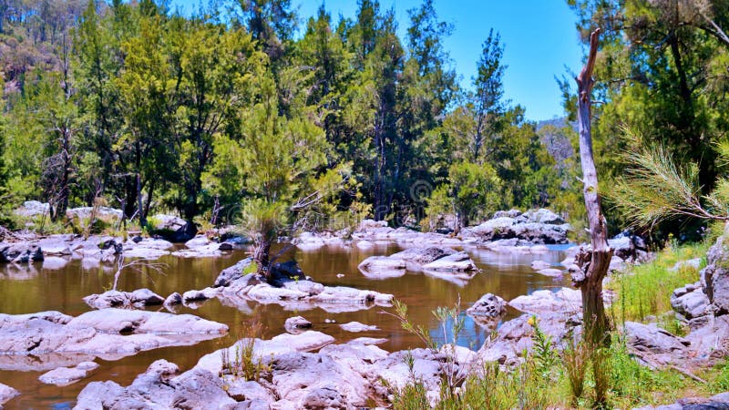 Rock Pools on the Sea Shore Stock Photo - Image of backdrop, aspect ...