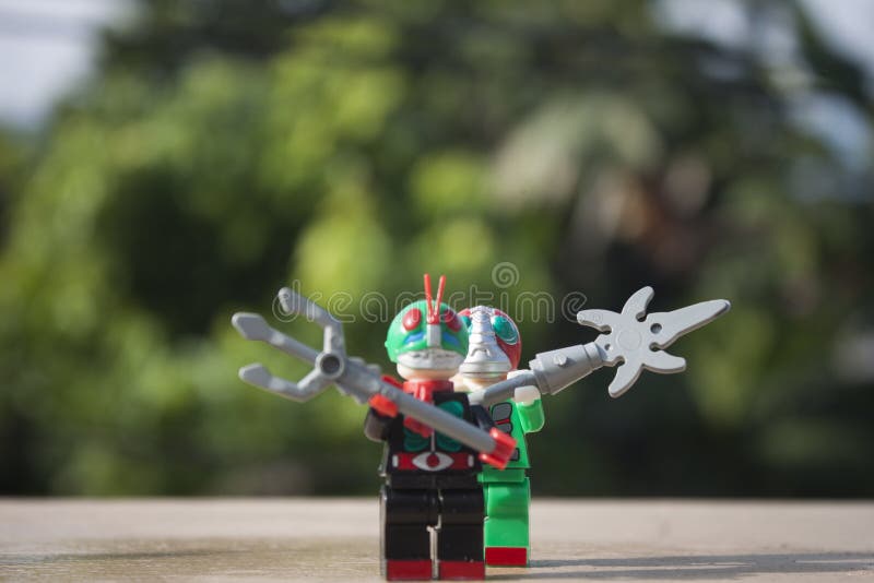 Kamen Rider Mini Figure Lego Model Stock Image - Image of mini, lego ...