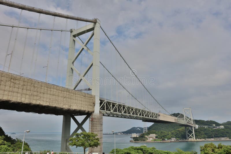 Kammon Strait Bridge in Japan Stock Photo - Image of moji, road: 97718942