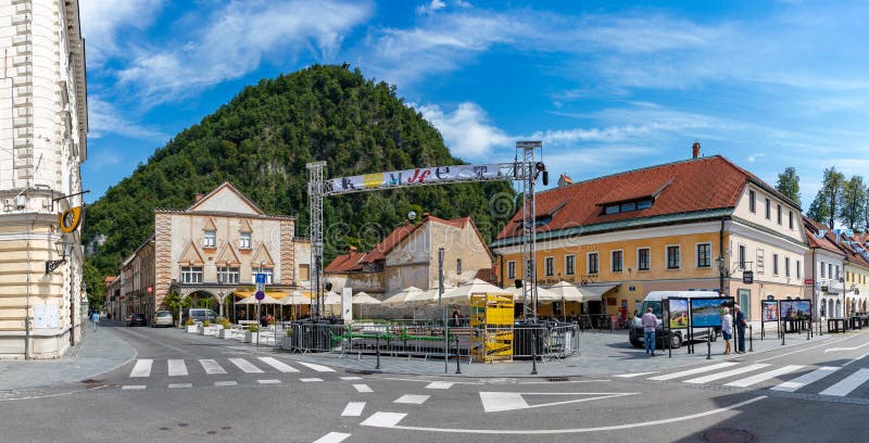 Kamnik Main Square stock image. Image of square, main - 228456377