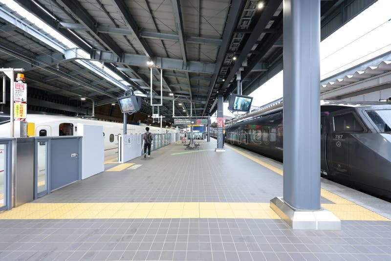 The Kamome Train and Relay Kamome at Takeo Onsen Station May 12 2024 ...