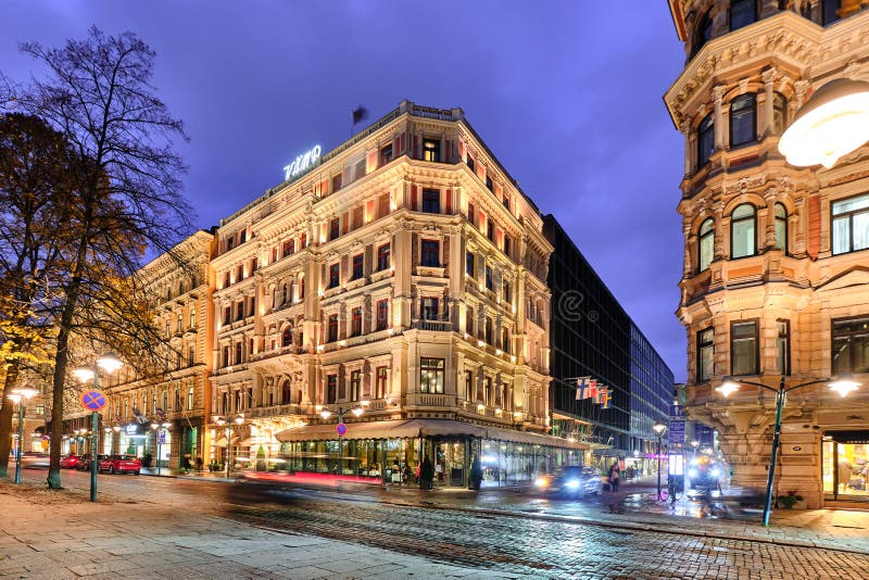 The Kamp Hotel in Central Helsinki, Finland Editorial Stock Photo ...