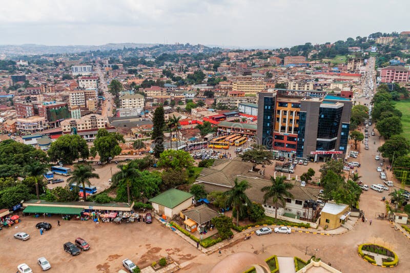KAMPALA, UGANDA - MARCH 3, 2020: Aerial View of Kampala, Ugan Editorial Photography - Image of ...