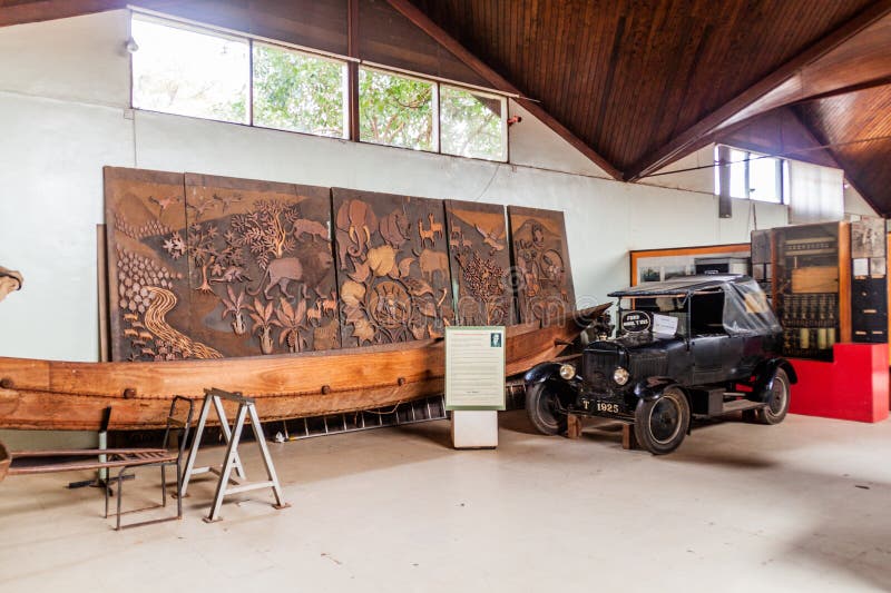 KAMPALA, UGANDA - MARCH 1, 2020: Exhibits in the Uganda Museum in ...