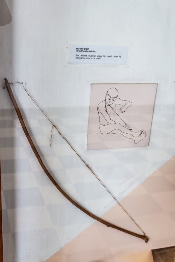 KAMPALA, UGANDA - MARCH 1, 2020: Musical Bow Exhibit in the Uganda ...