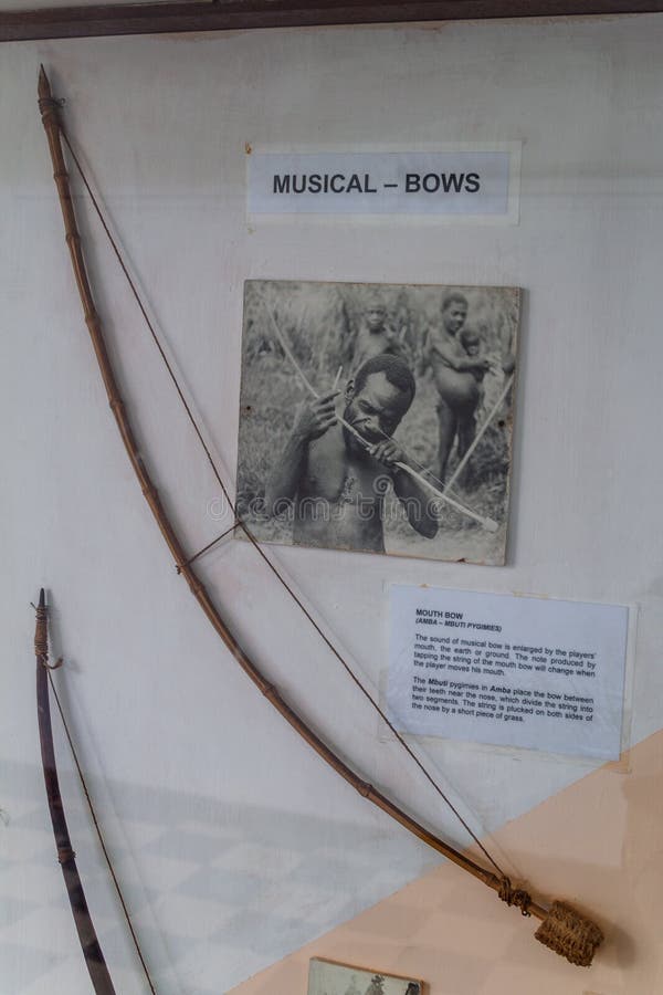 KAMPALA, UGANDA - MARCH 1, 2020: Musical Bows Exhibit in the Uganda ...