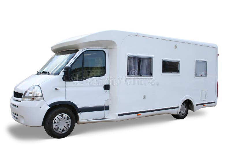 Kampeerauto stock foto. Image of reis, kampeerauto, geïsoleerd - 9634208