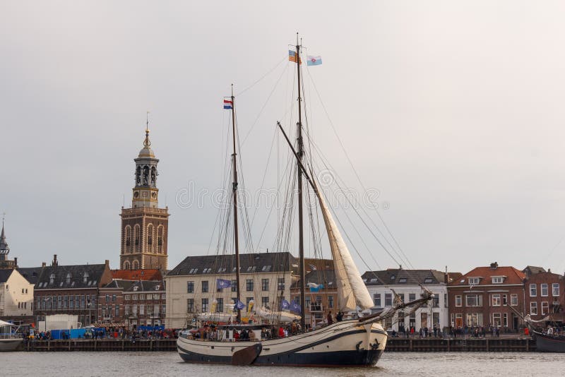 Kampen, the Netherlands - March 30, 2018: Hasselter Aak De Dageraad at ...