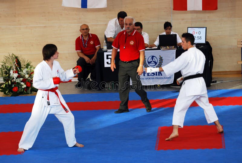 Kampioenschappen Van De Karate Van Wuko De Europese Redactionele Stock ...