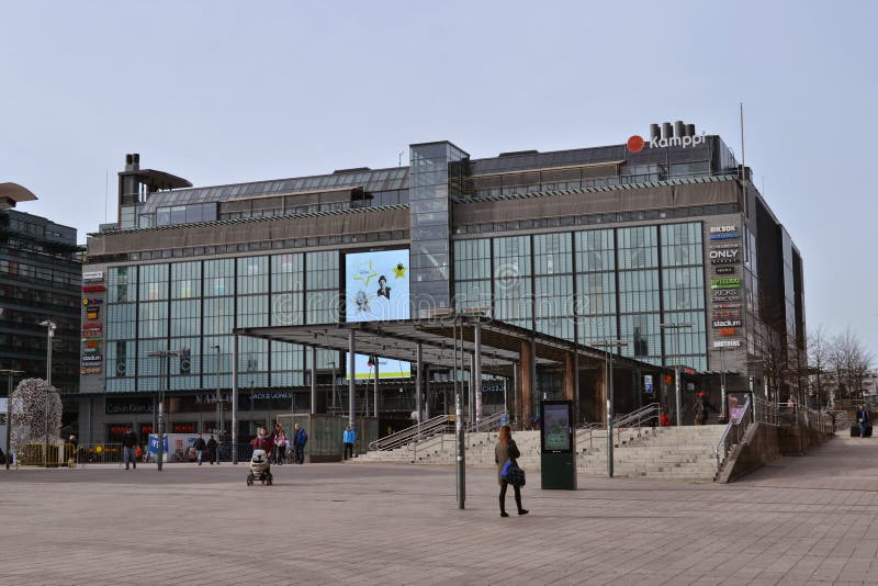 Kamppi Shopping Center in Helsinki, Finland Editorial Photo - Image of ...