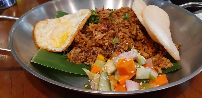 Kampung Fried Rice is Still the Most Delicious Typical Food Stock Photo ...