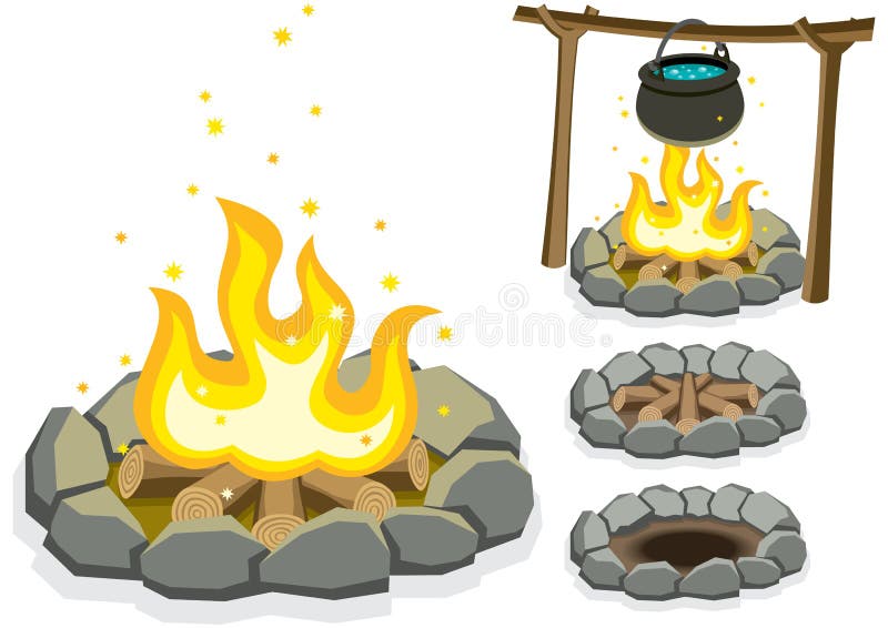 Kampvuur Stock Illustrations, Vectors, & Clipart – (168,698 Stock ...