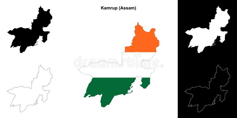 Kamrup Outline Stock Illustrations – 8 Kamrup Outline Stock ...