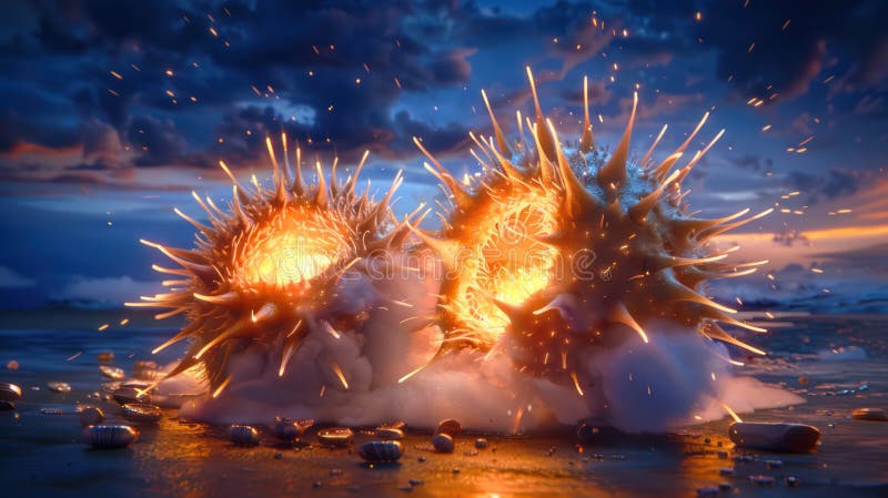 Kamuro Shells - Spectacular Large Spherical Fireworks Exploding into ...
