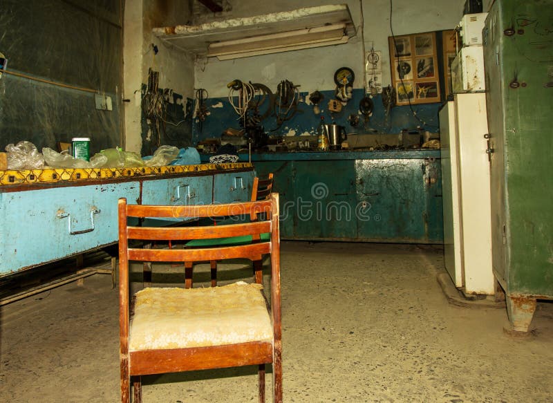 Kamyshinsky Brick Factory, the Door To the Workshop, Locksmiths ` Room ...