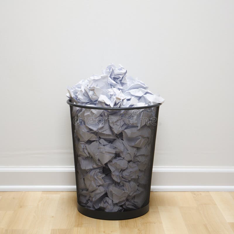 Kan paper avfall fotografering för bildbyråer. Bild av papper - 2431567