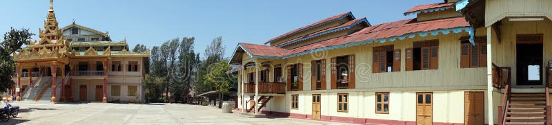 Kan Tau editorial photo. Image of stupa, monastery, burma - 90897676