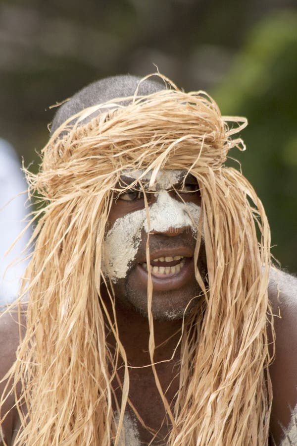 Kanak masculin dancer-5 image stock éditorial. Image of traditionnel ...