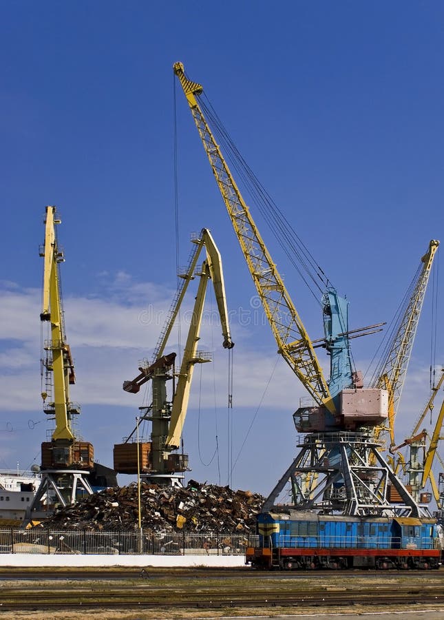 Kanal stockbild. Bild von hafen, kräne, träger, boot - 11304703