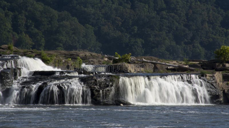 Kanawha Falls, West Virginia Stock Image - Image of mountain, west ...