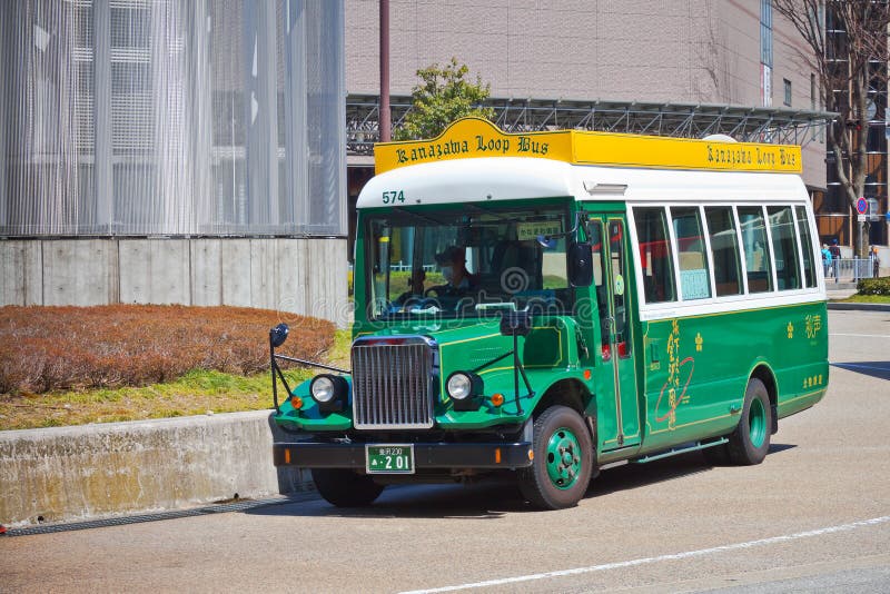 Kanazawa Loop Bus editorial photo. Image of station, commuter - 27585076