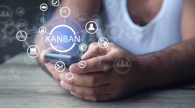 Kanban concept. Business stock image. Image of kanban - 313491213