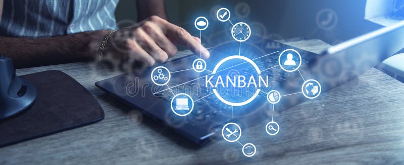 Kanban concept. Business stock image. Image of production - 313491249