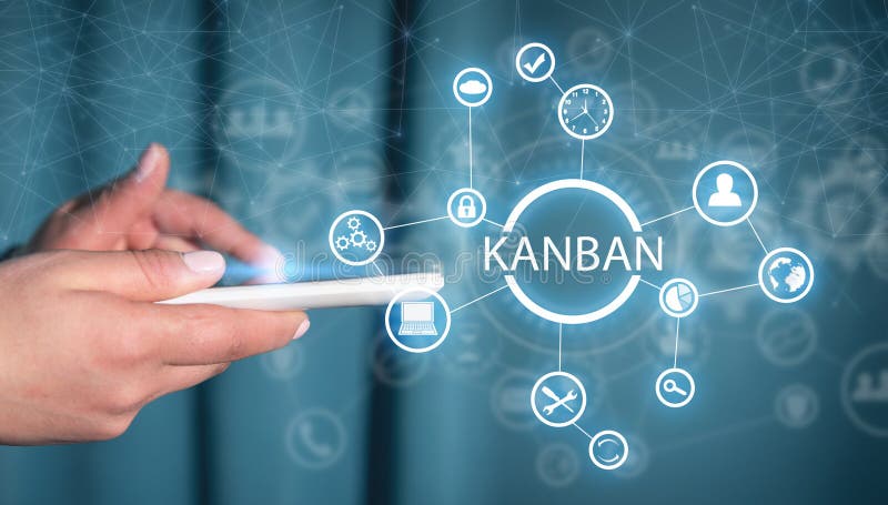 Kanban concept. Business stock image. Image of project - 313491317