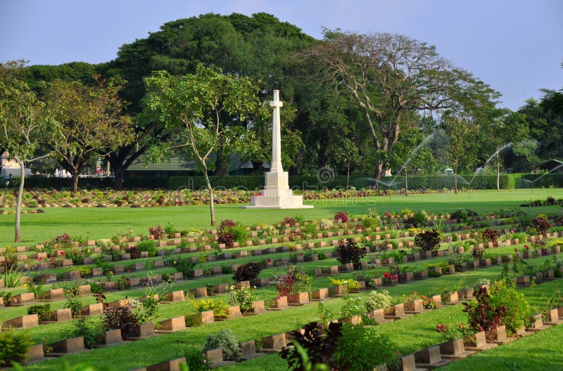 Kanchanaburi, Thailand: War Cemetery Stock Images - Image: 18061884