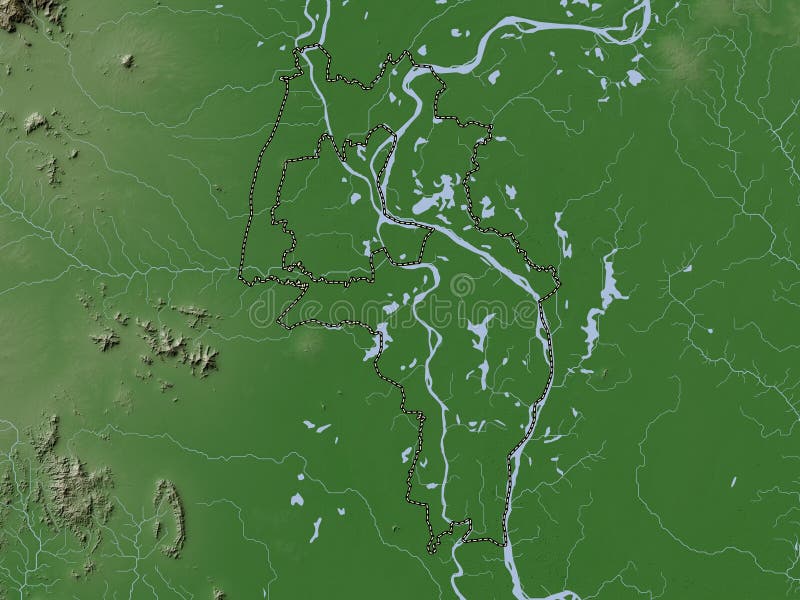 Kandal, Cambodia. Wiki. No Legend Stock Image - Image of administrative ...