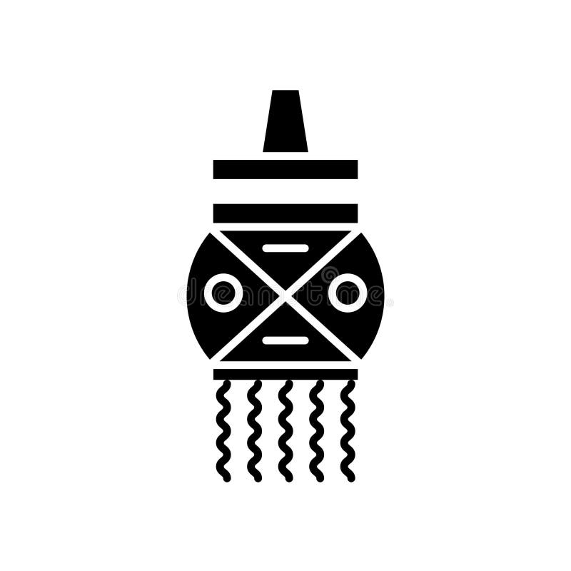 Kandeel Icon Set. Indian Kandil Vector Symbol Stock Vector ...