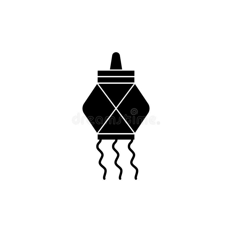 Kandeel Icon Set. Indian Kandil Vector Symbol Stock Vector ...