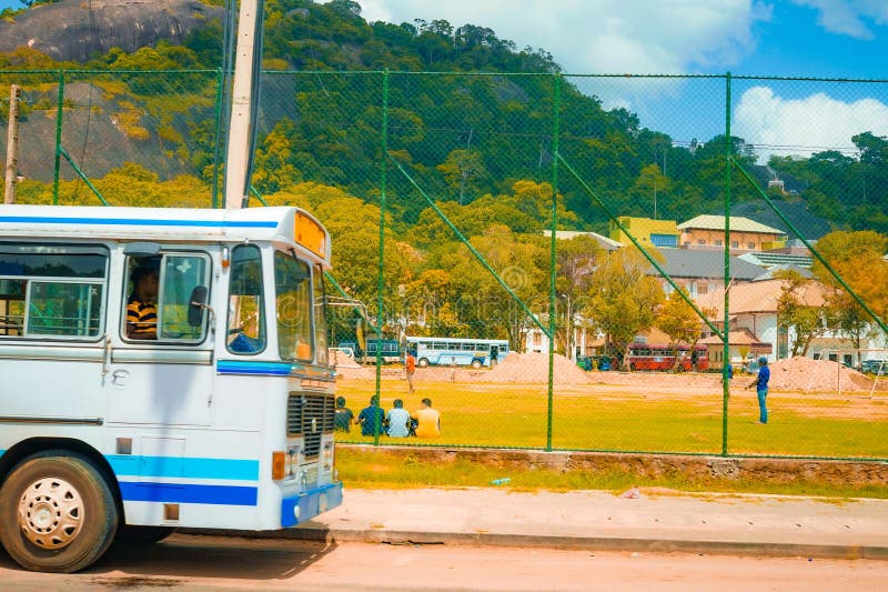 Kandi bus (Sri Lanka) editorial photo. Image of playground - 337180676