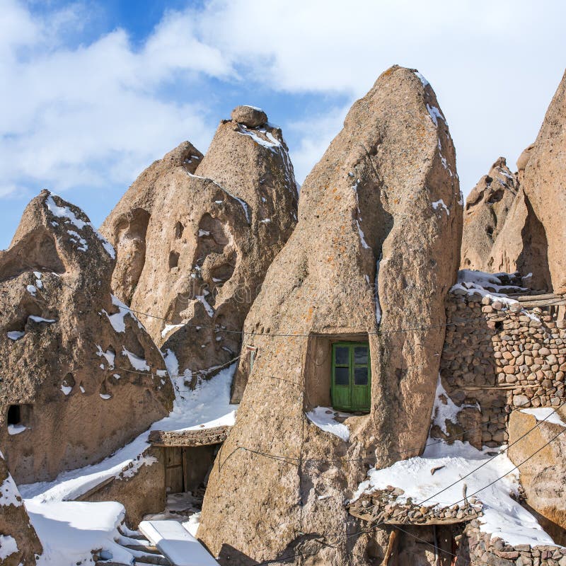 Kandovan Vilage Near Tabriz Stock Photo - Image of cave, rock: 66968474