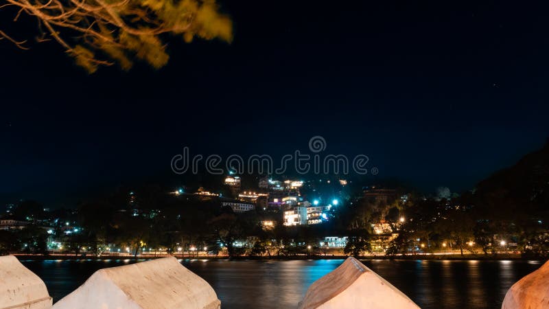 Kandy Night Long Exposure Landscape Stock Photo - Image of dawn ...