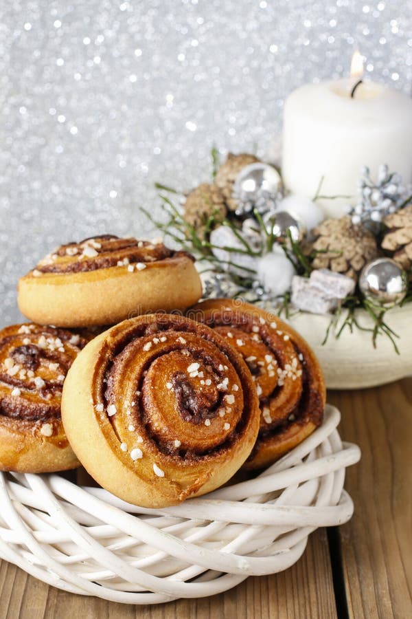 Kanelbulle - Swedish Cinnamon Rolls Stock Image - Image of christmas ...