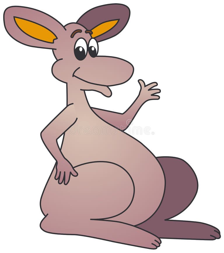 Kangaroo White Background Vector File Stock Illustrations – 106 ...