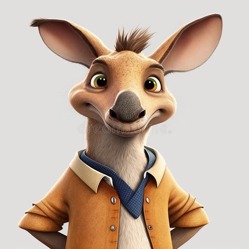 Kangaroo stock illustration. Illustration of isolated - 269870859