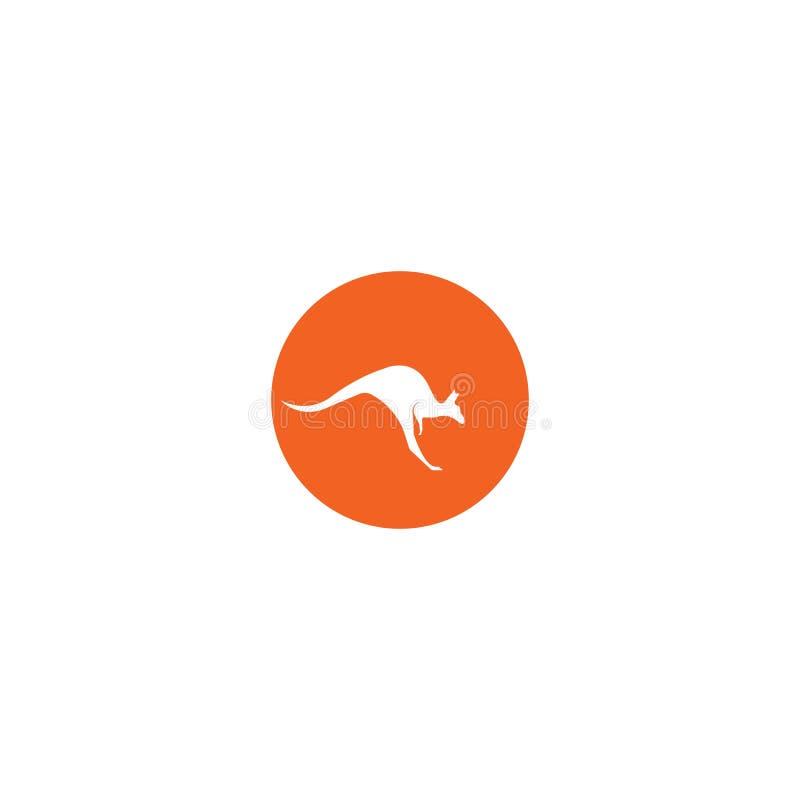 Kangaroo icon stock vector. Illustration of nature, vector - 223970643