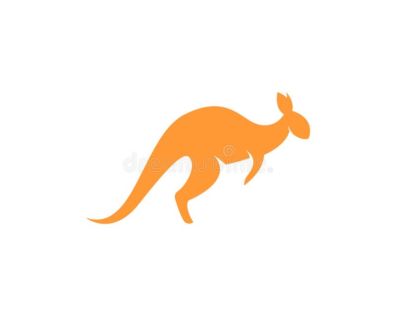 Kangaroo Icon Logo Design Vector Illustration Stock Vector ...