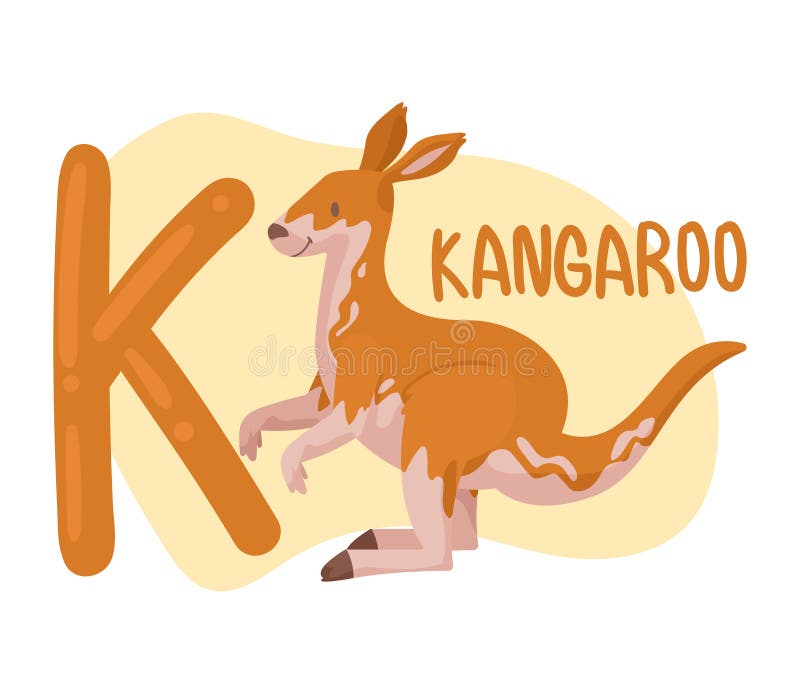 Letter K Kangaroo Stock Illustrations – 155 Letter K Kangaroo Stock ...
