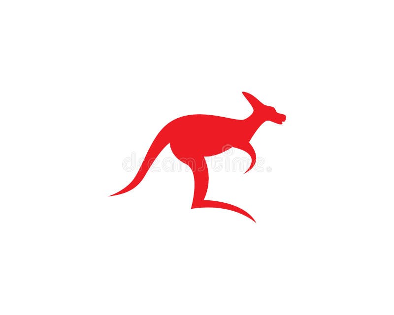 Kangaroo Symbol Illustration Stock Vector - Illustration of icon ...