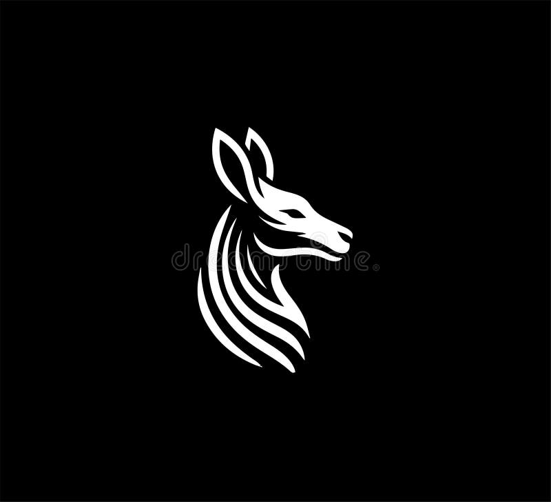 Kangaroo Modern Simple Logo Icon Vector Stock Illustration ...