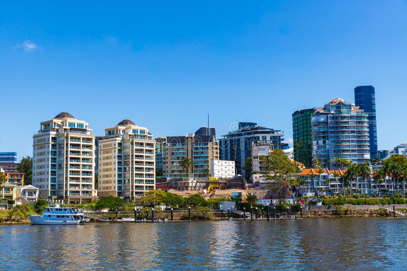 Kangaroo Point in Brisbane, Australia Stock Image - Image of kangaroo ...