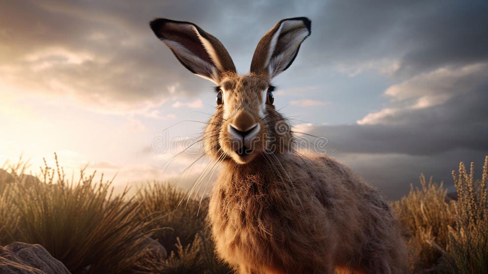 Kangaroo in the Sun Goat in the Sunset Kangaroo in the Sunset Stock ...