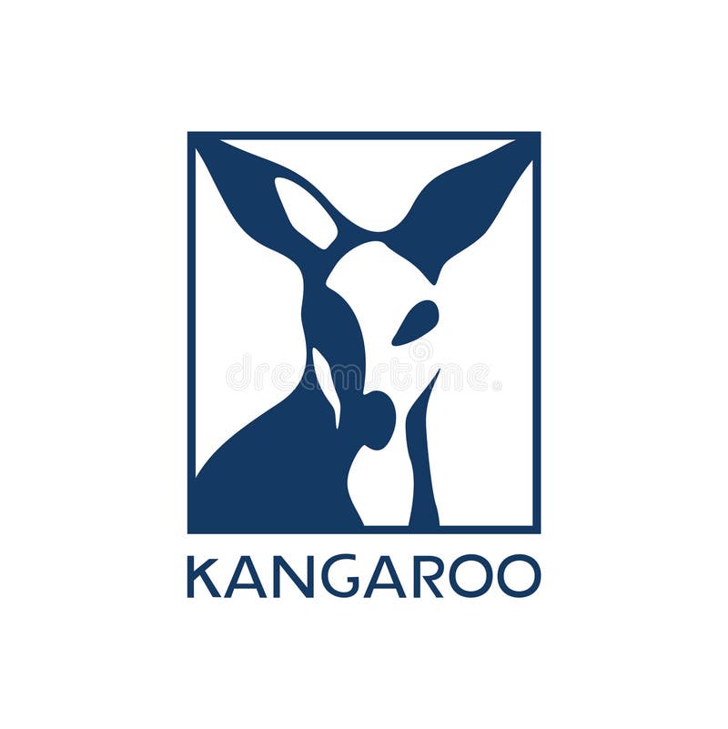 Kangaroo symbol design stock vector. Illustration of wild - 325985353