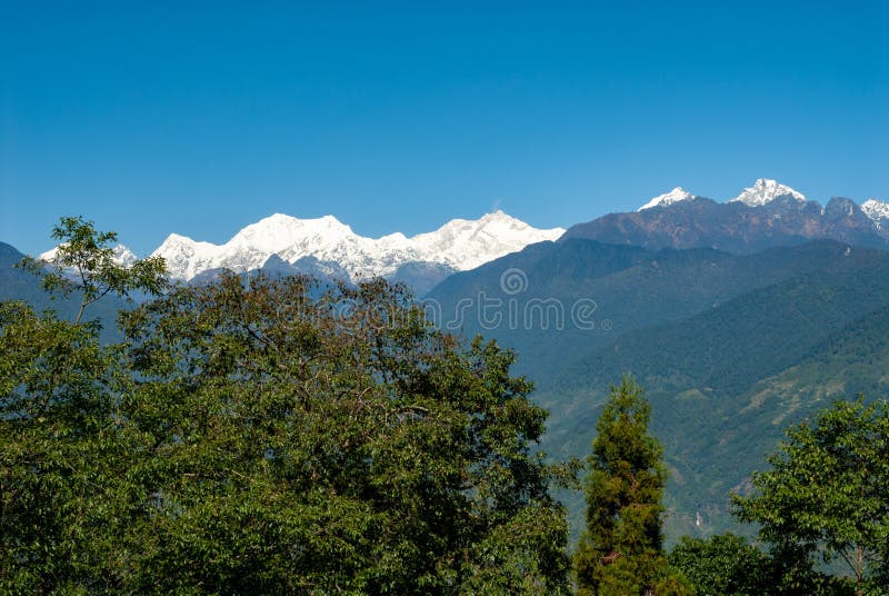 Kangchenjunga stock photo. Image of snow, range, hiking - 116749312