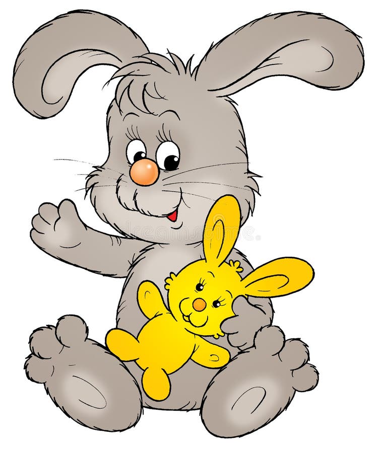 Kanin stock illustrationer. Illustration av humoristiskt - 1660362